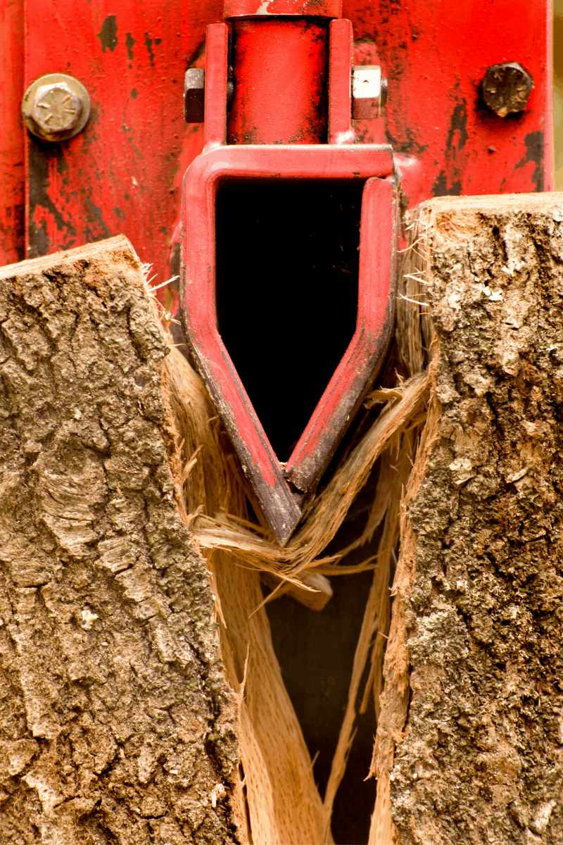 How Does an Electric Log Splitter Work - The All Electric Lawn